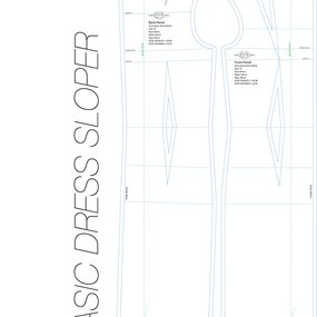 Basic One-Piece Dress Sloper #FG-01 – Sewing Patterns | BurdaStyle.com