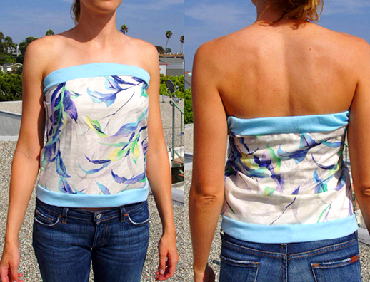 How to make a Summer Tube Top – Sewing Projects | BurdaStyle.com